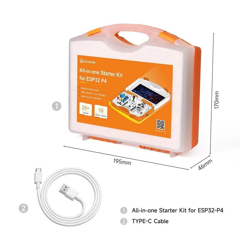 All-in-one Starter Kit for ESP32-P4 with Common Board design 16