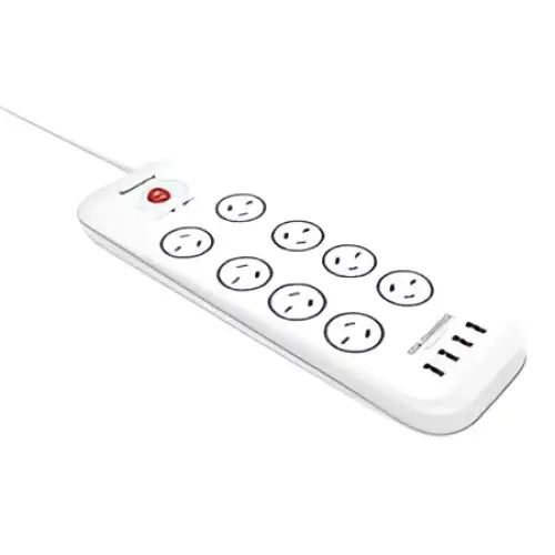 Huntkey SAC807 8 Socket PowerBoard with Surge Protection with 4 USB