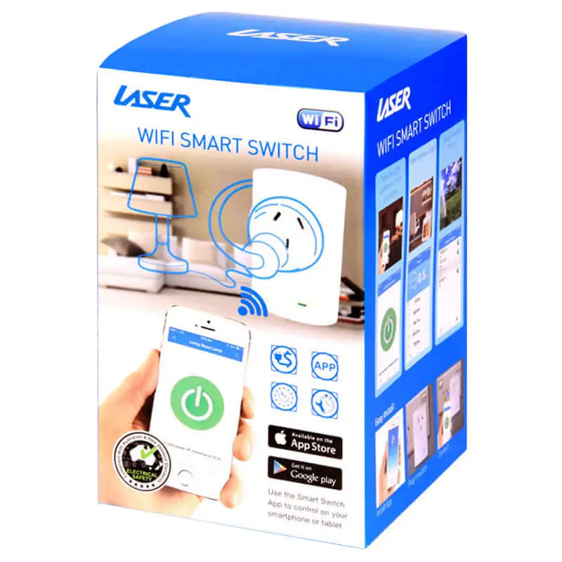 Laser Wifi Smart Home Power Switch Wireless Controller Plug - PC MART